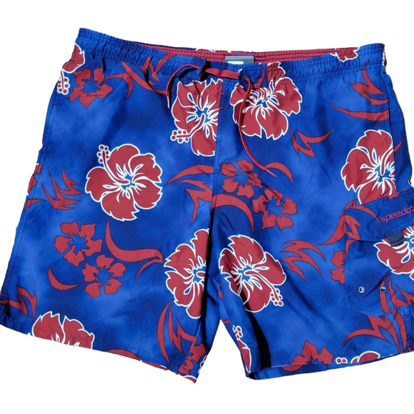 Speedo | Swim | Mens Speedo Brand Hibiscus Floral Swim Trunks | Poshmark